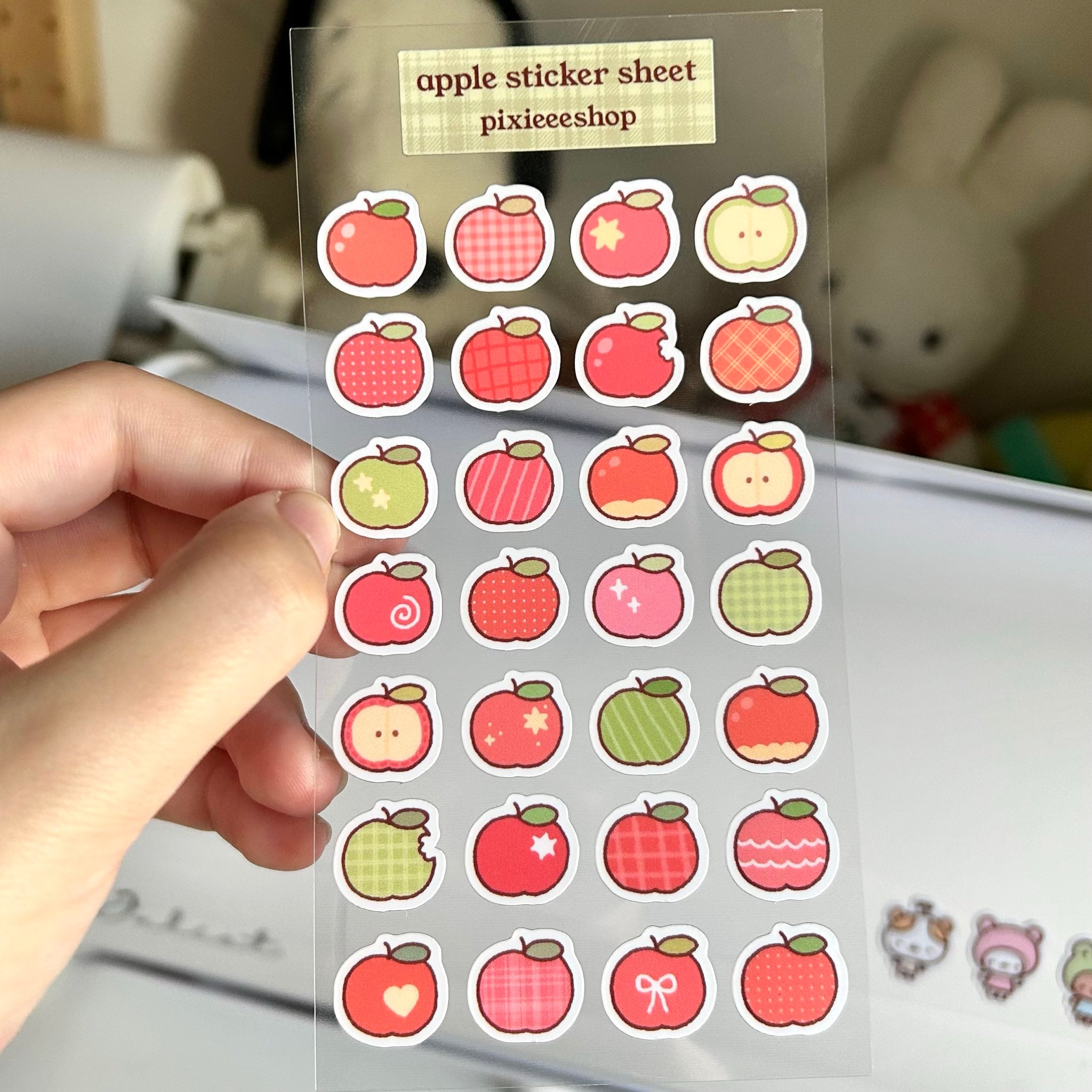 Apples Sticker Sheet – pixieeeshop